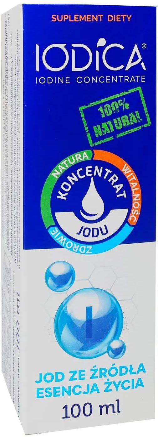 Produkt z Outletu: Iodica Koncentrat Jodu Płyn 100 Ml Uszkodzone ...