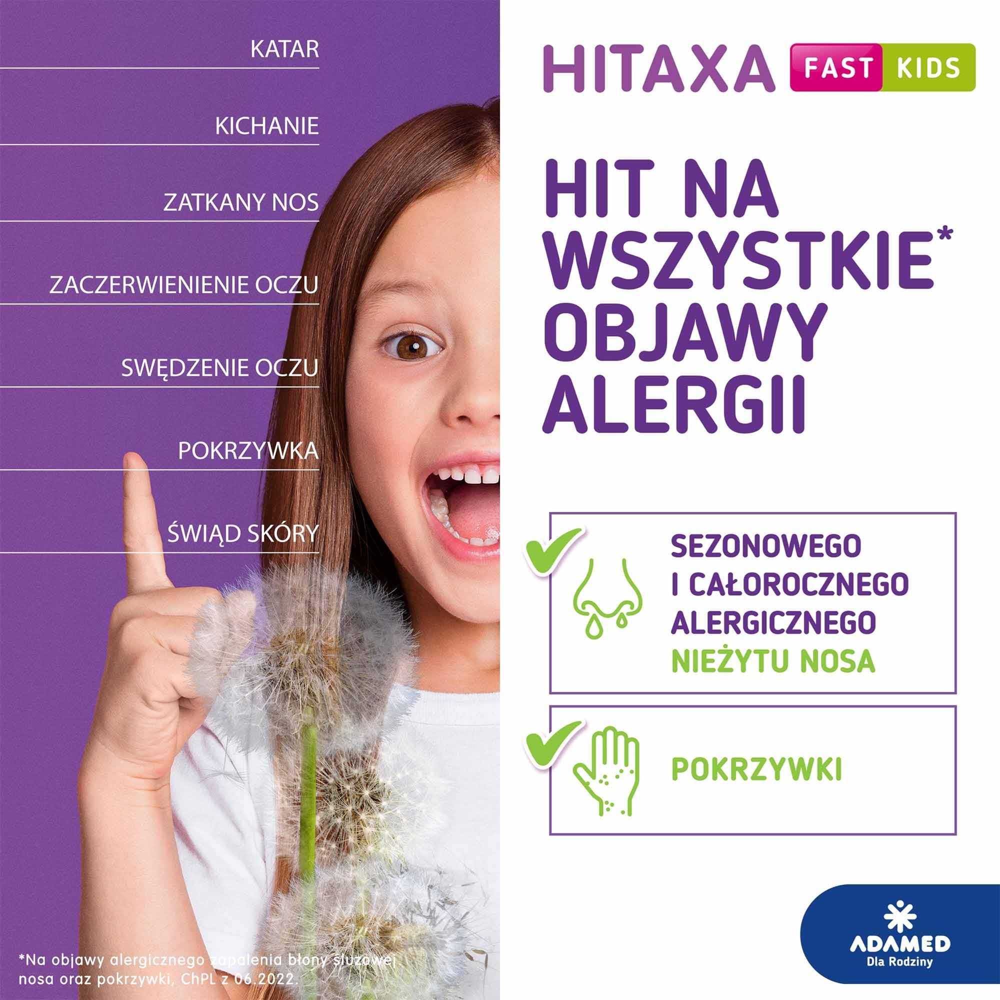 Hitaxa Fast Kids, syrop, 60 ml - Opinie i ceny na Ceneo.pl