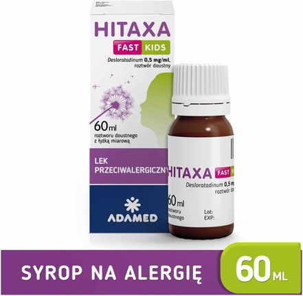 Hitaxa Fast Kids, syrop, 60 ml - Opinie i ceny na Ceneo.pl
