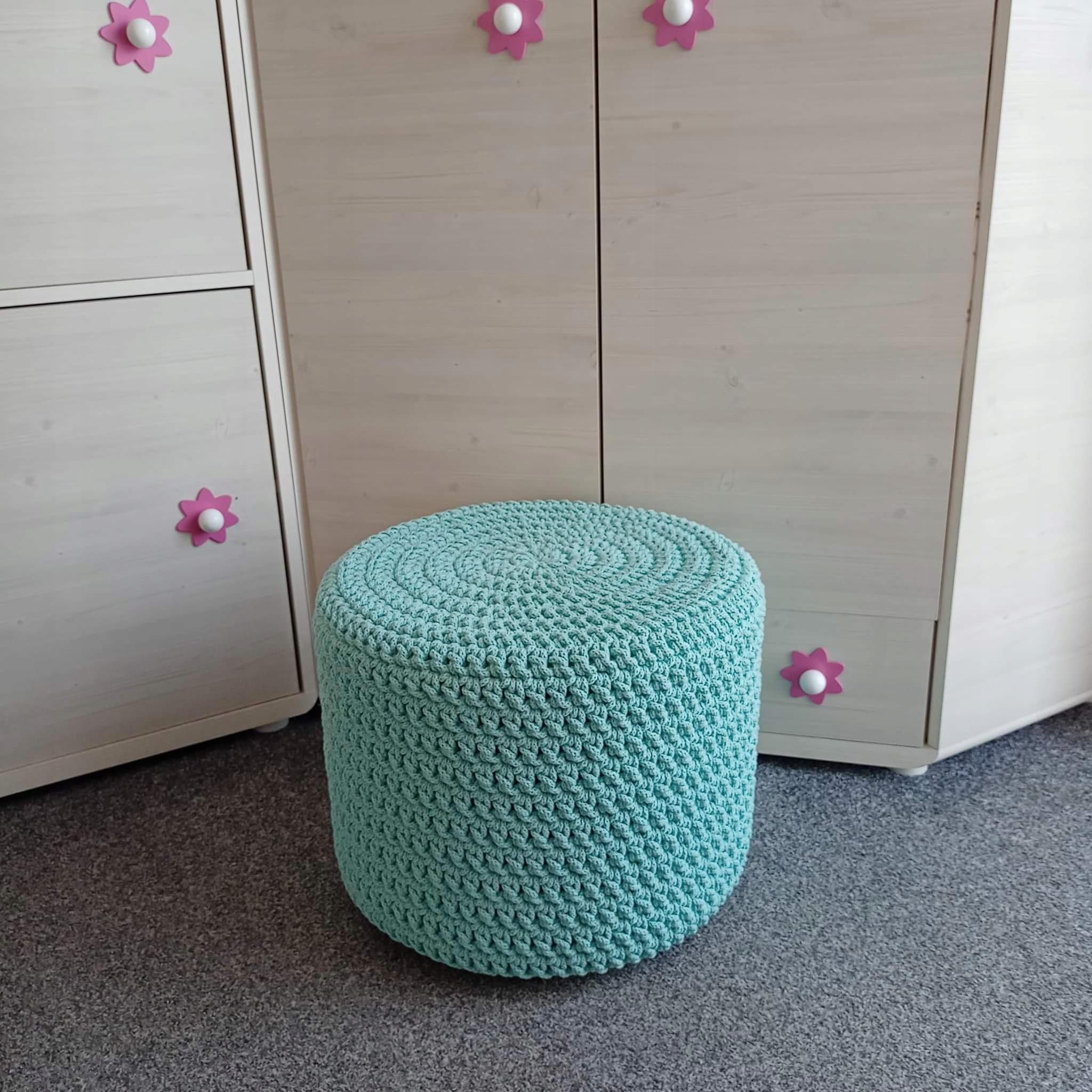 Puf ze sznurka bawełnianego 40cmx30cm - Opinie i atrakcyjne ceny na ...