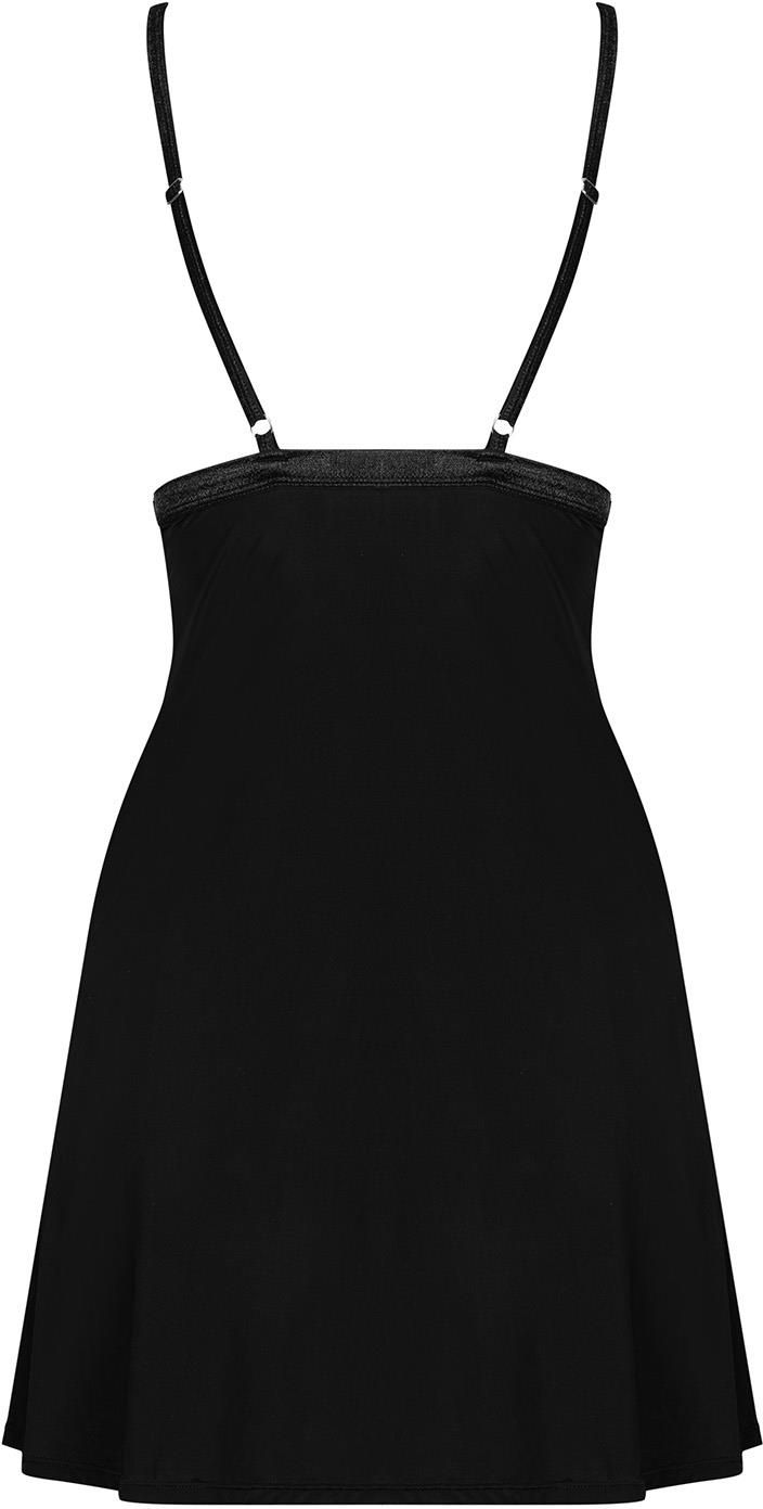 Obsessive Cecilla Koszulka I Stringi Czarna S/M - Ceneo.pl