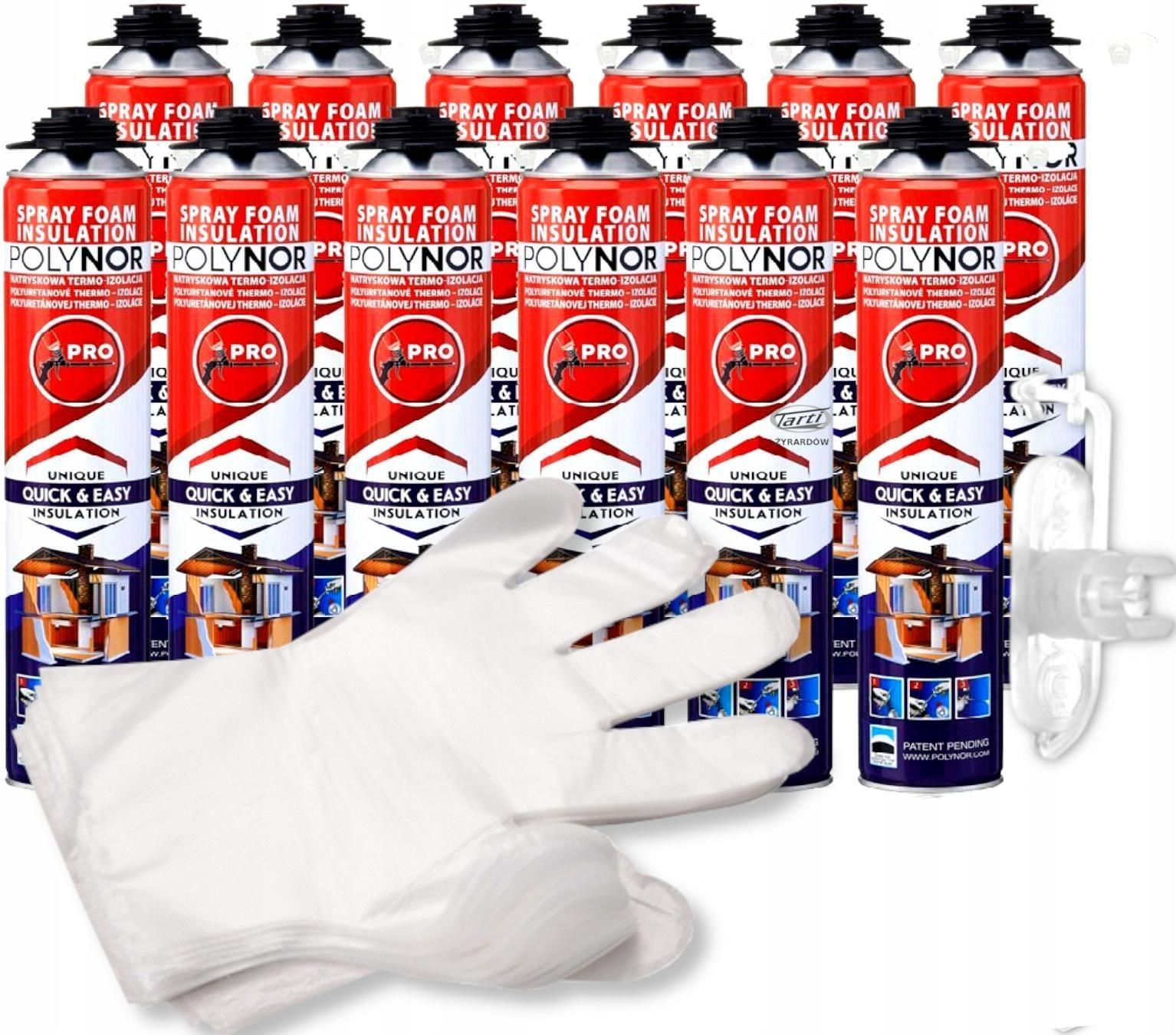 Polynor Izolacje Natryskowe Piana Pur 0,75l 12szt. - Opinie i ceny na Ceneo.pl