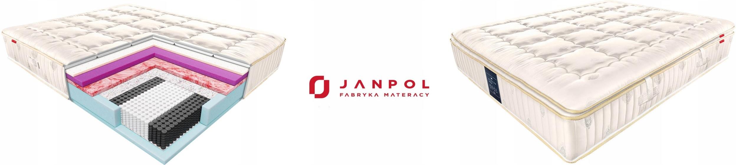 Materac Janpol CALANDO 160x200 - Materace H3 Piankowe, Sprężynowe ...