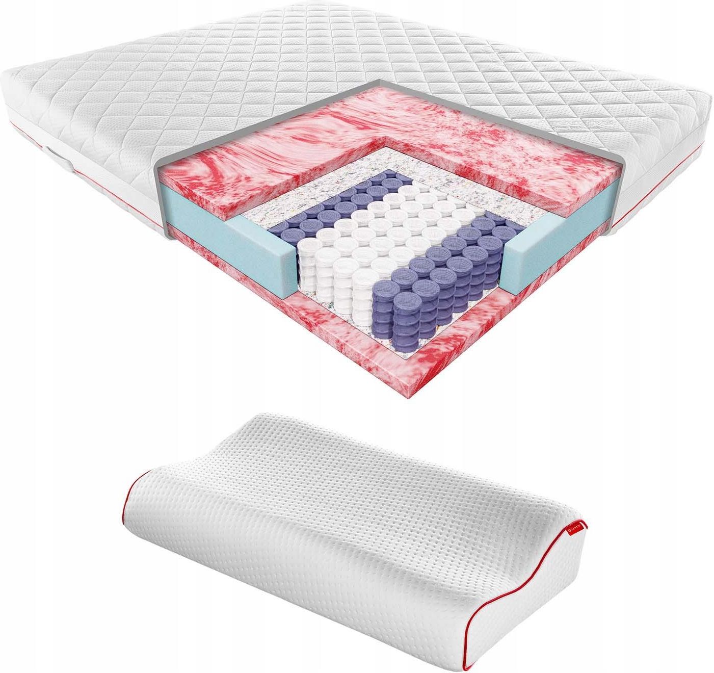 Materac Janpol ORION 120x200 - Materace H4 Sprężynowe kieszeniowe ...