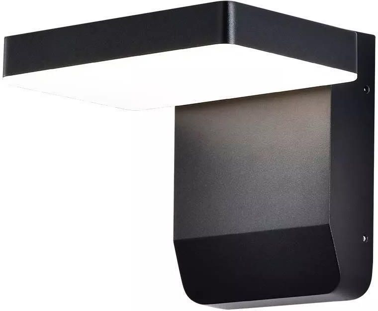 Lampa V-Tac 20W Led Wall Light 4000K Black Body Square, Ip65 (Sku2945 ...