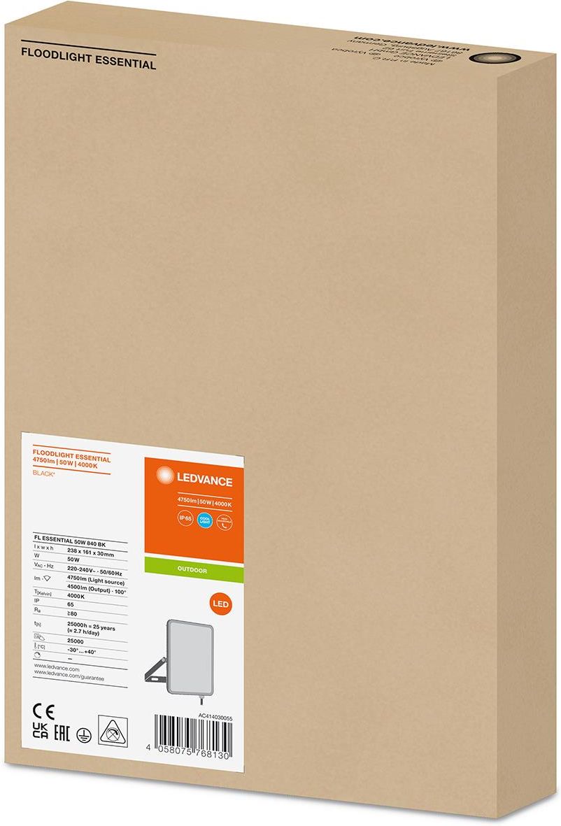 Naświetlacz Fl Essential 50W Czarny Ip65 Led Ledvance - Ceny i opinie ...