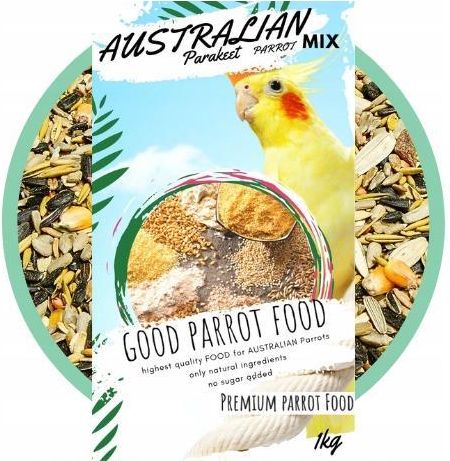 Premium Parrot Food- Australian Parakeet Mix - pokarm dla nimf i innych ...