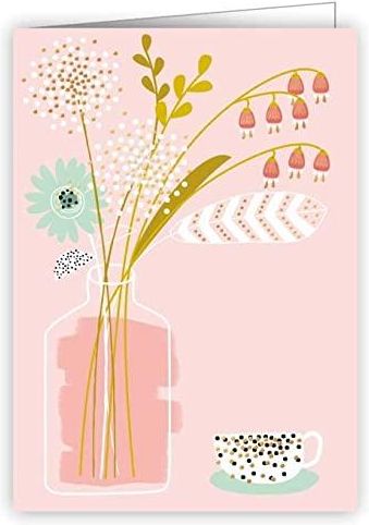 Quire Collections Quire Mini Card Różowy Wazon - Ceny i opinie - Ceneo.pl