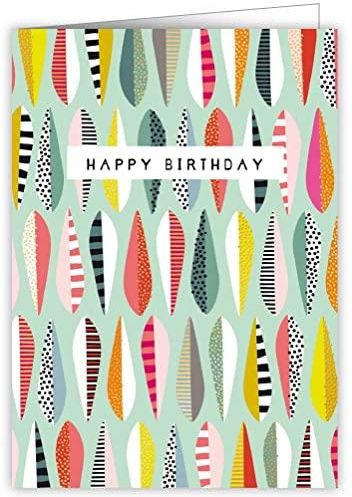 Quire Collection Quire Pretty In Print Card Happy Birthday Pióra - Ceny ...