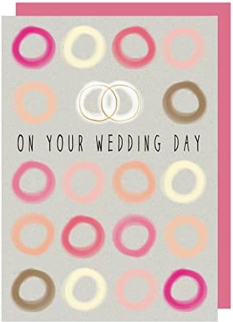 Quire Collections Quire Rough Elegance Card On Your Wedding Day Rings ...