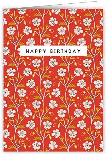 Quire Collection Quire Pretty In Print Card Happy Birthday Kwiat ...