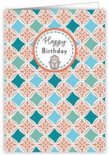Quire Collections Quire Touch Of Neon Card Happy Birthday Squares ...