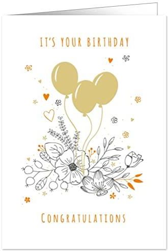 Quire Collections Quire Heart Of Gold Card Birthday Gratulacje - Ceny i ...