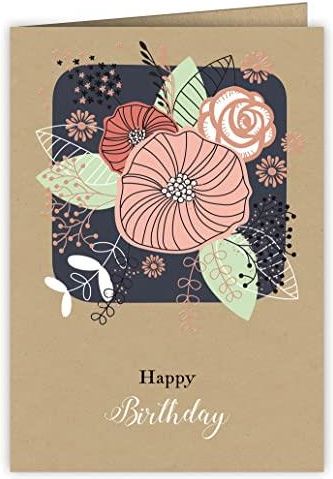 Quire Collections Quire Copper Charm Card Happy Birthday Bouquet - Ceny ...