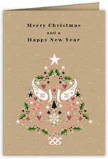 Quire Collections Quire Copper Charm Card Two White Doves In A Tree ...