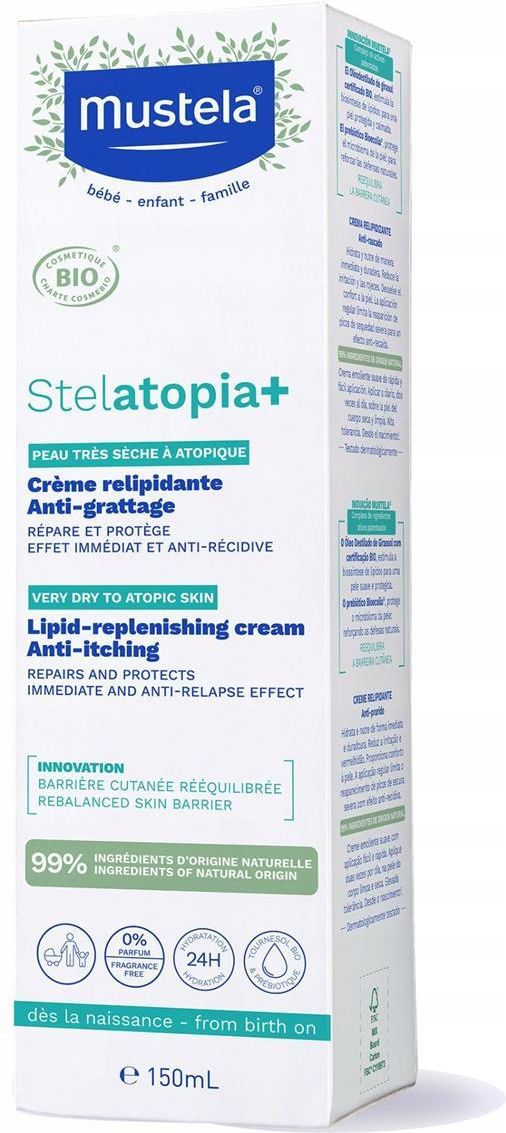 MUSTELA STELATOPIA+ Krem uzupełniający lipidy z prebiotykiem 150 ml ...