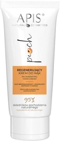 Apis Professional Peach Regenerating Hand Cream Rewitalizujący Krem Do ...