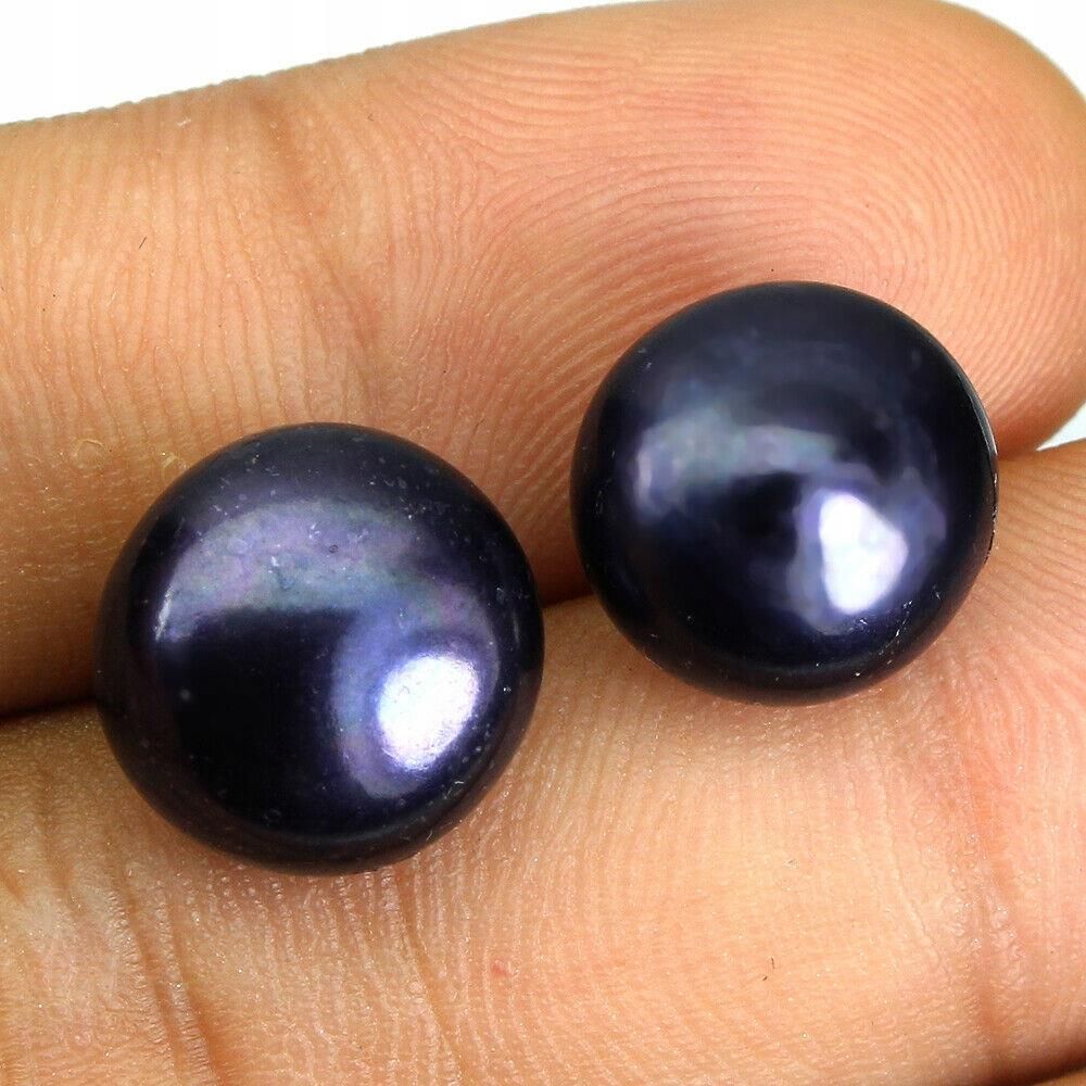 1 Kolczyki srebrne czarne naturalne perły 925 - Ceny i opinie - Ceneo.pl