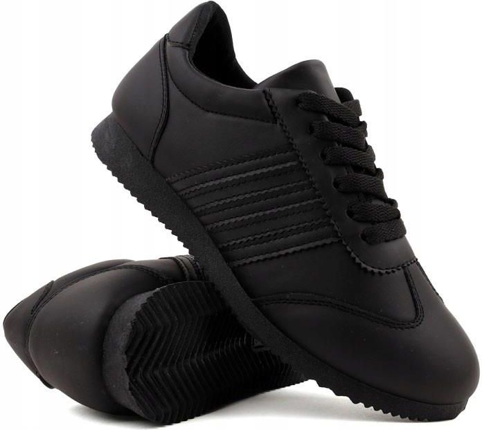 Czarne Lekkie Buty Sportowe Damskie Sneakersy - Ceny i opinie - Ceneo.pl