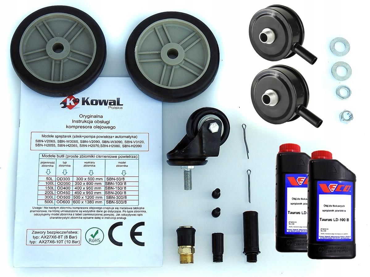 Kowal Polska Kompresor Olejowy 100L Sprężarka Powietrza V2 K12 - Opinie i ceny na Ceneo.pl