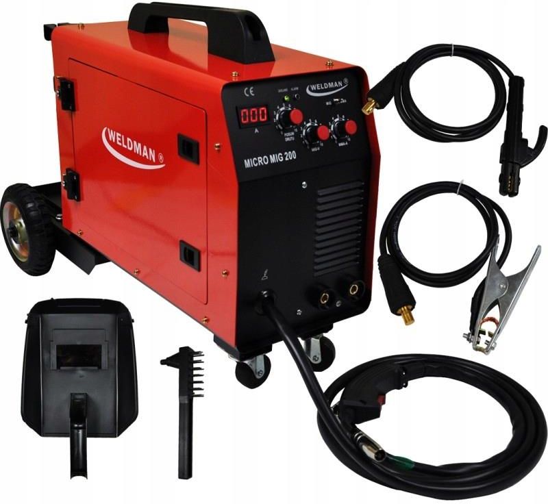Spawarka Weldman Spawarka Migomat Micro Mig 200 103105 - Opinie i ceny na Ceneo.pl