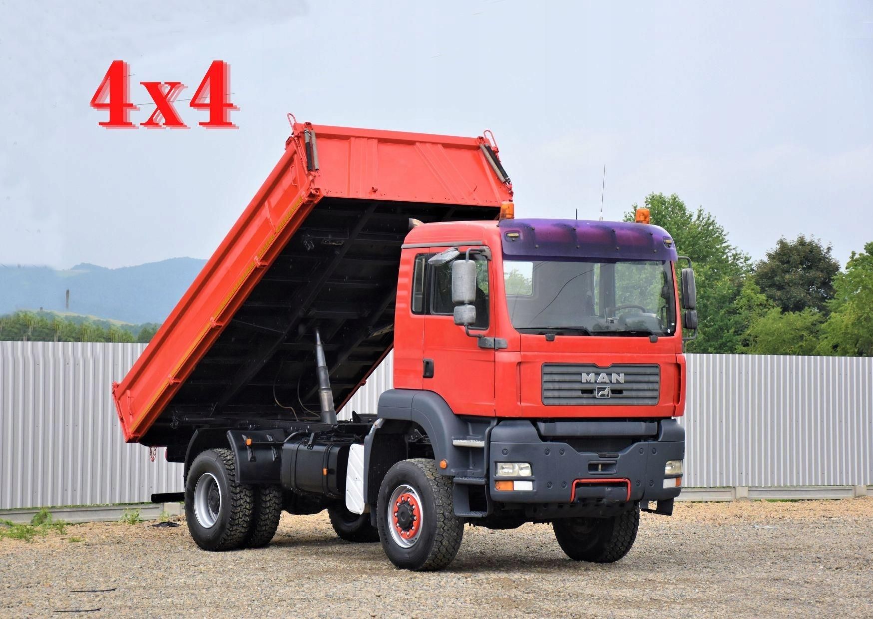 MAN TGA 18.390 * WYWROTKA 4,80 m / 4x4 - Opinie i ceny na Ceneo.pl