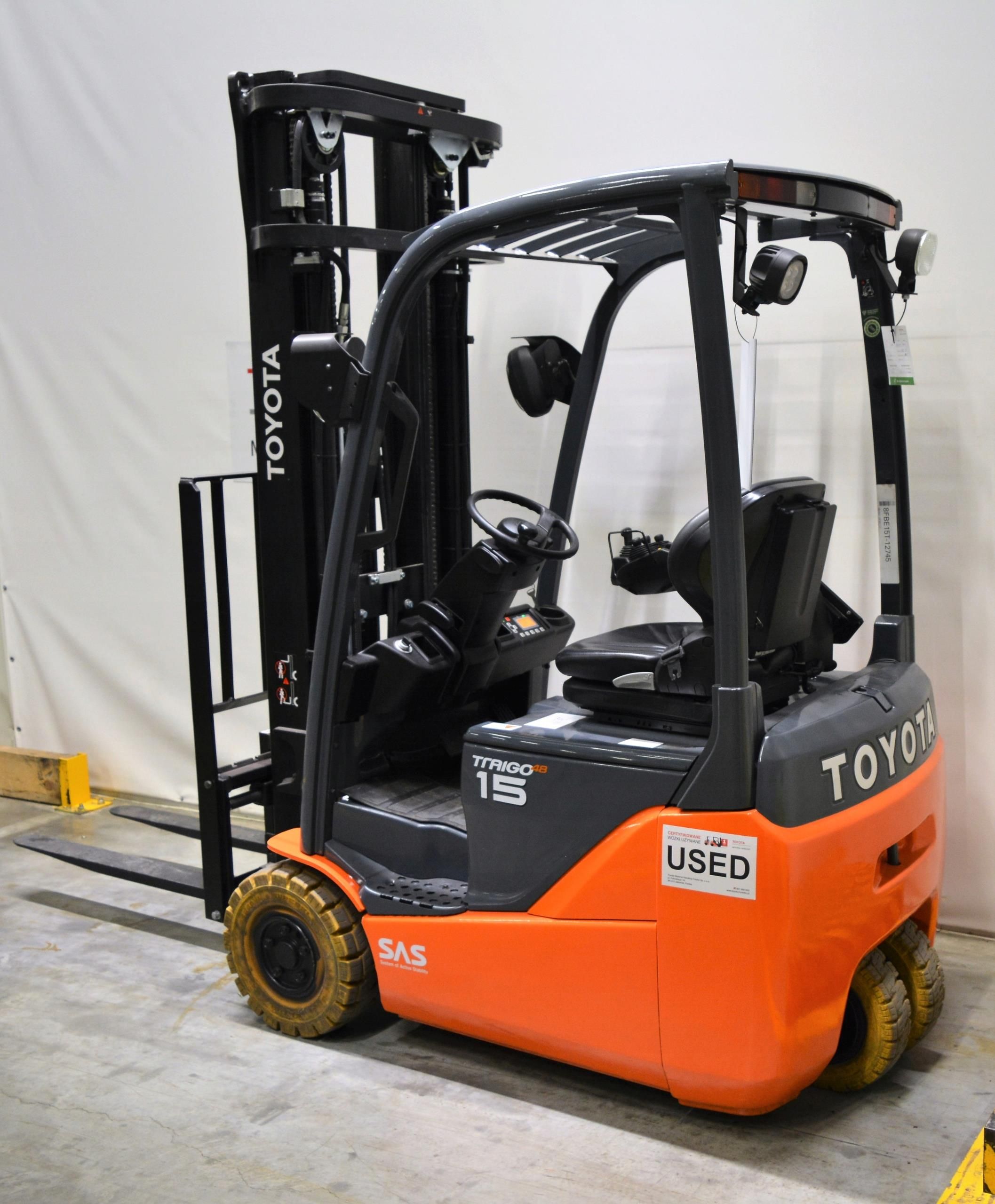 Wózek widłowy TOYOTA 8FBE15T Triplex 5,5m PROMOCJA - Opinie i ceny na ...