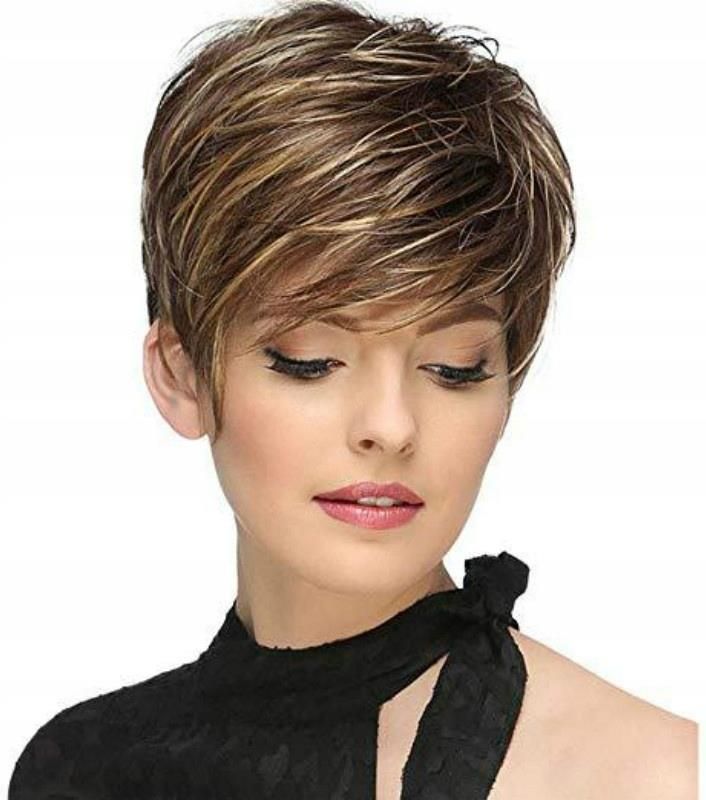 Peruka Damskie krótkie Peruki Naturalna włosy - Ceny i opinie - Ceneo.pl