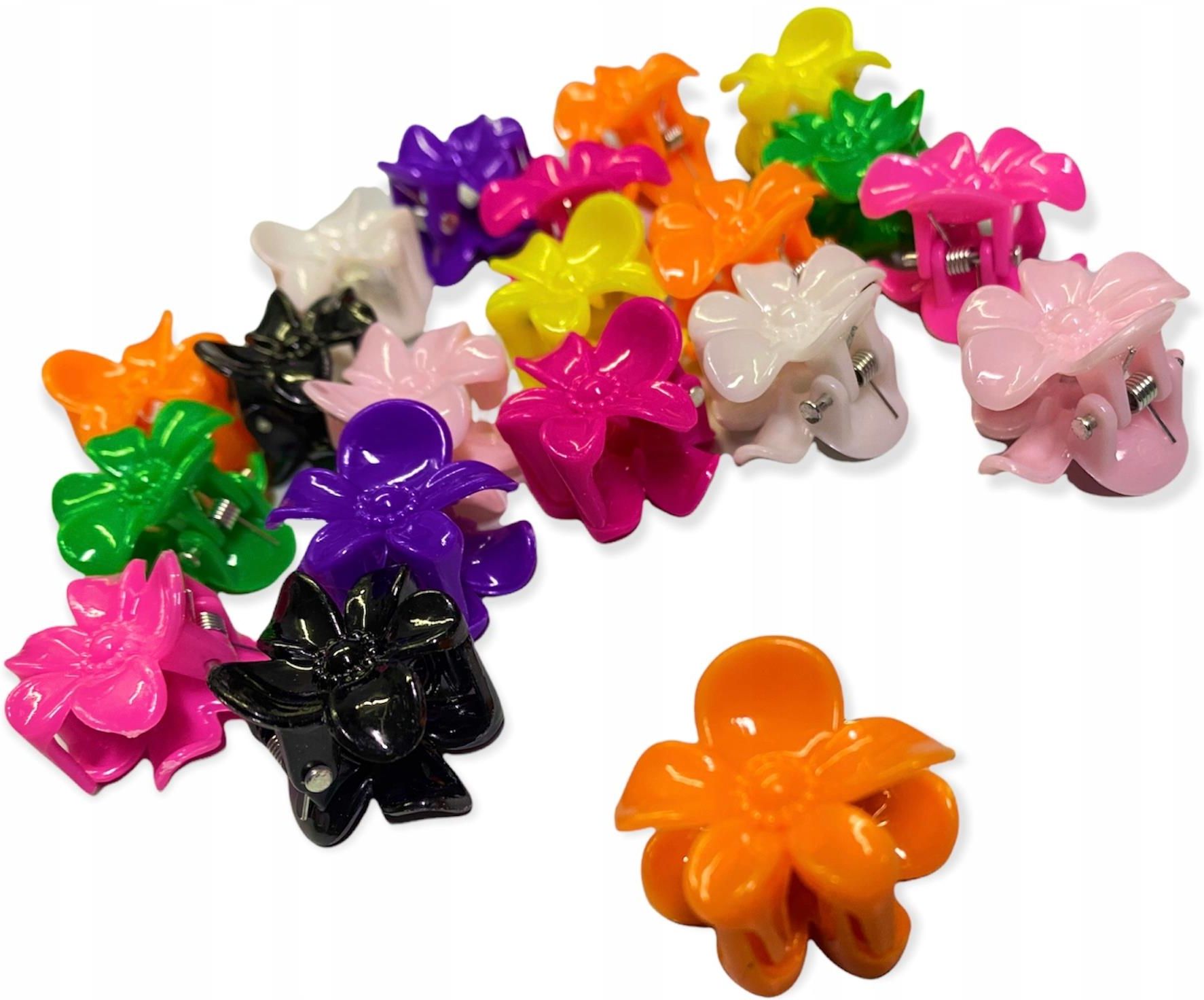 Spinki Żabki Do Włosów Kolorowe Kwiatki 20 Szt - Opinie i ceny na Ceneo.pl