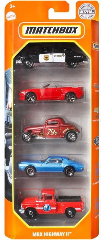 Matchbox 5 Pak Mbx Highway Ii Hfh04 - Ceny i opinie - Ceneo.pl