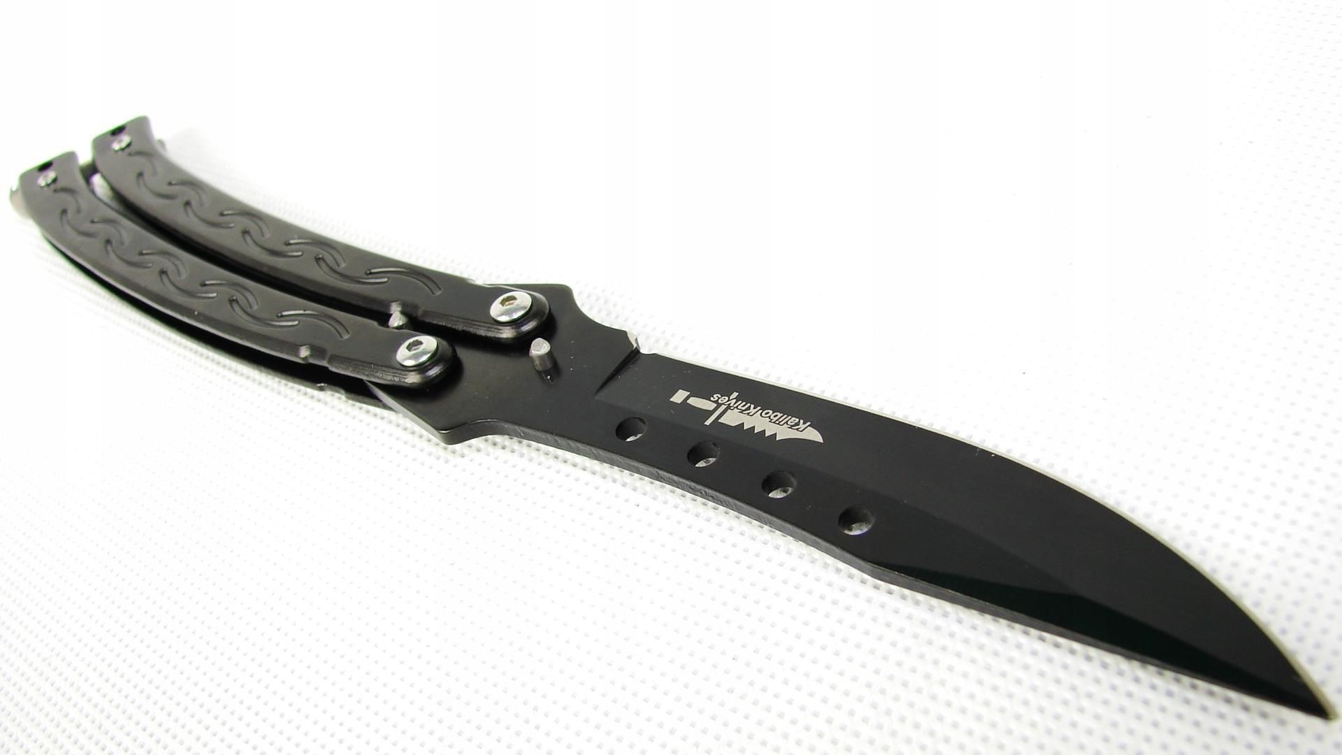 Motylek Nóż Czarny Noże Bardzo Ostry - Ceny i opinie - Ceneo.pl