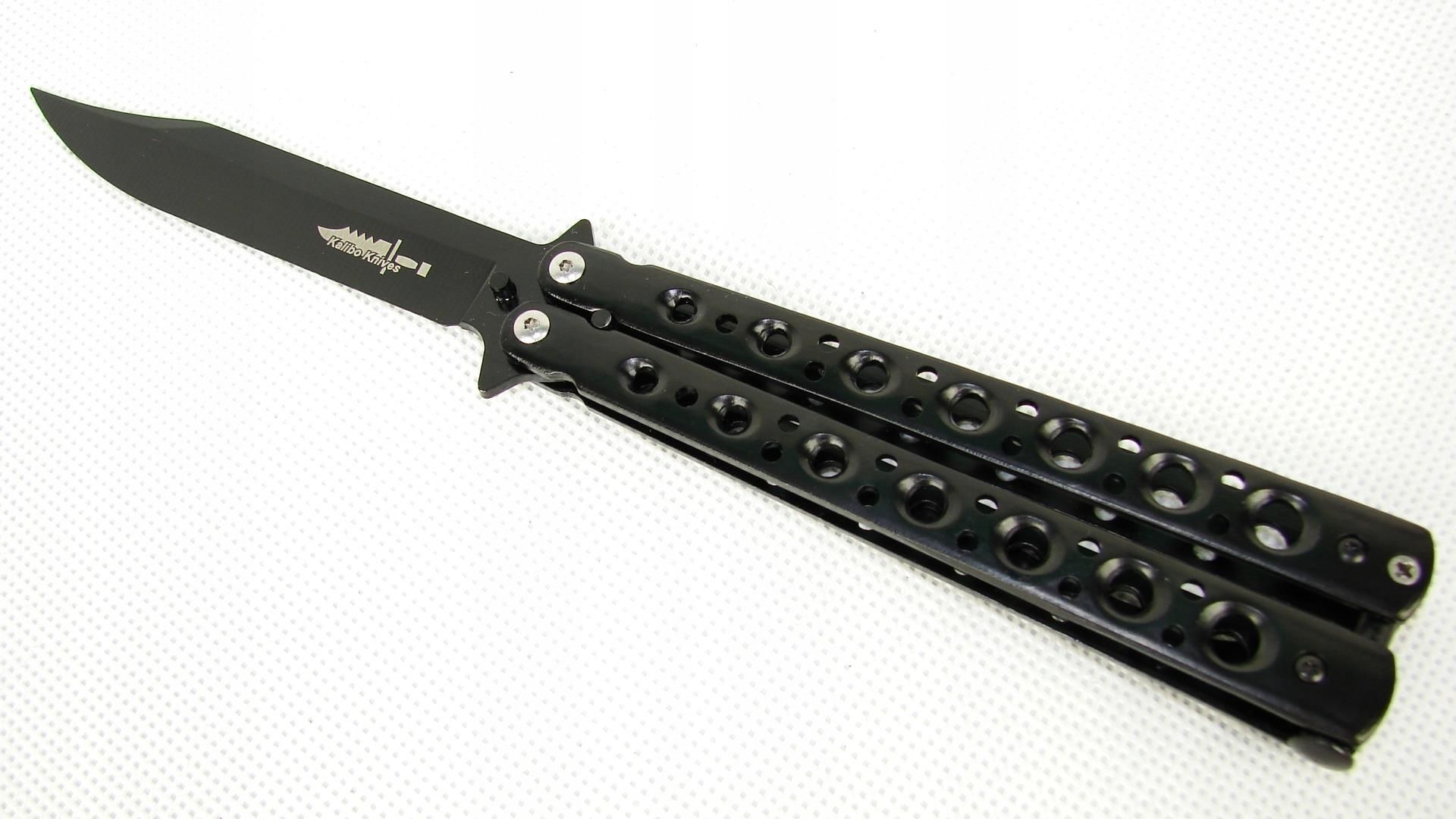 Motylek Nóż Czarny Noże Trening - Ceny i opinie - Ceneo.pl