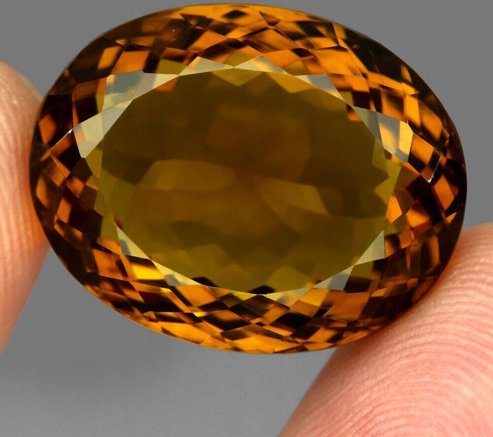 Kamień naturalny Cytryn Madeira 34.89ct - Ceny i opinie - Ceneo.pl