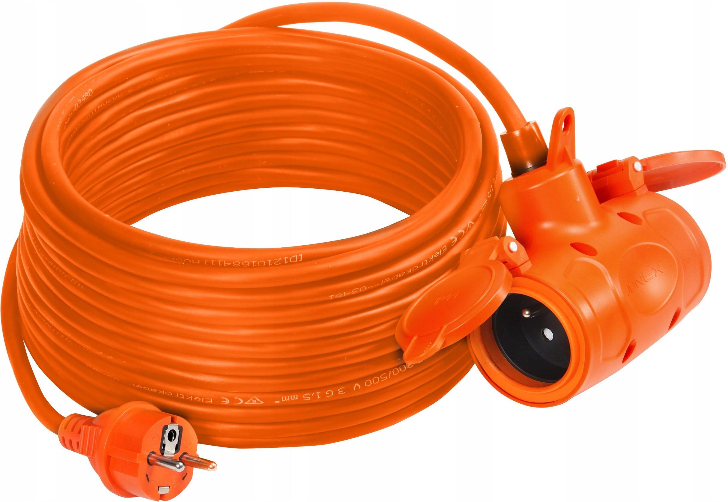 Przedłużacz Jonex Przedłużacz Ps-200 Ip44 3x1,5 20M (PS200IP443X1520M ...
