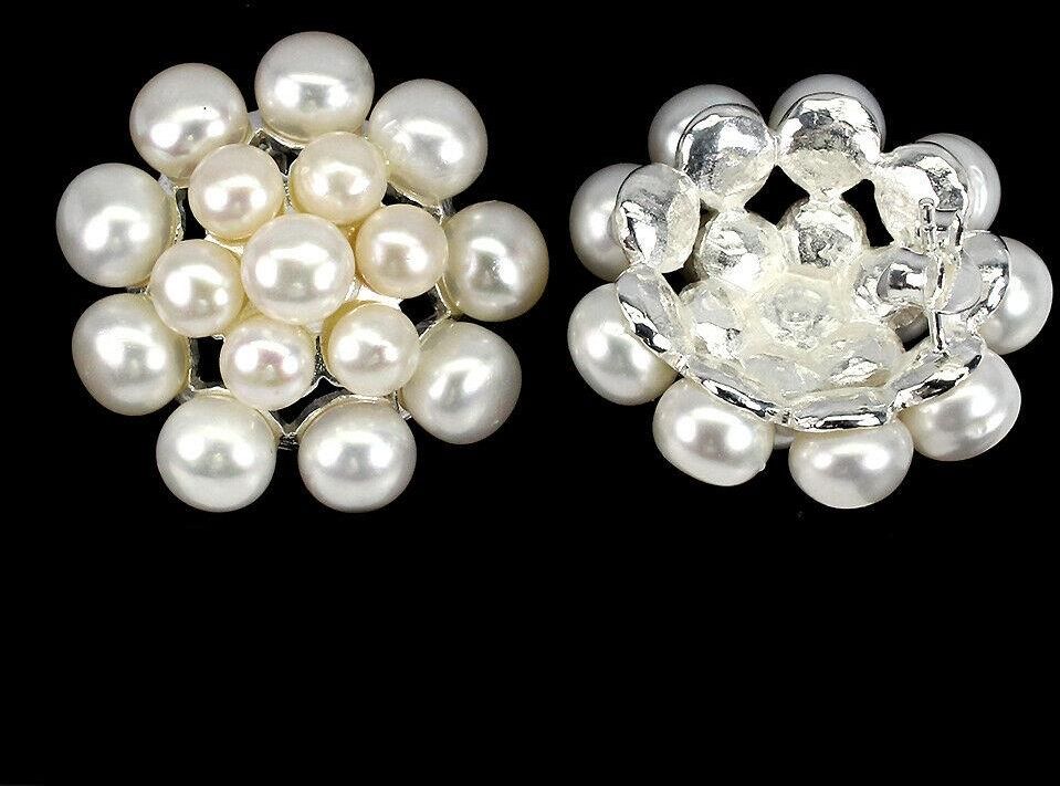 Kolczyki srebrne kremowe naturalne perły 925 2 - Ceny i opinie - Ceneo.pl