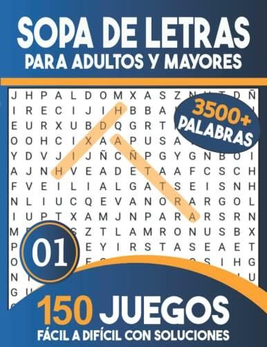 Sopa De Letras Adultos Letra Grande: Sopa de Letras en Español Letra Grande para Adultos, sopas ...