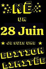 Independently Published Né Un 28 Juin: Cadeau Idéal Pour Célébrer Fête ...