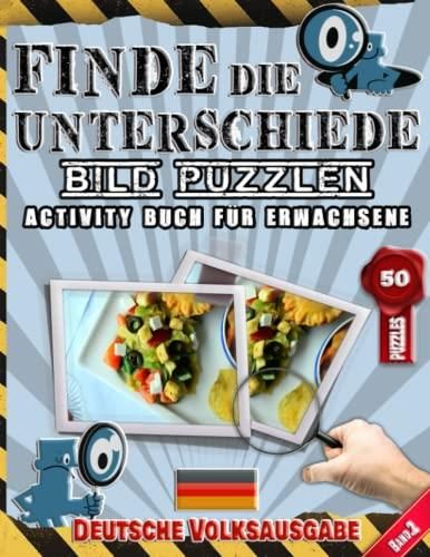 Finde Die Unterschiede : Bild Puzzlen - Activity Buch Fürs Erwachsene ...