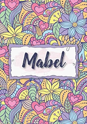 Mabel: Cuaderno A5 , Nombre personalizado Mabel , Regalo de cumpleaños ...