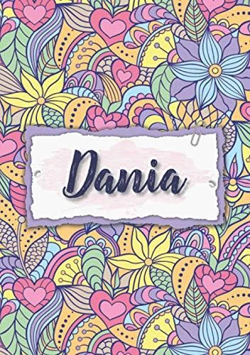 Dania: Cuaderno A5 , Nombre personalizado Dania , Regalo de cumpleaños ...
