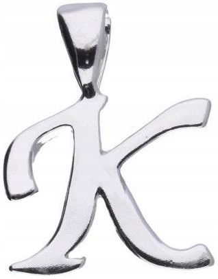 Wisiorek Zawieszka Srebrna Literka K Grawer - Ceny i opinie - Ceneo.pl