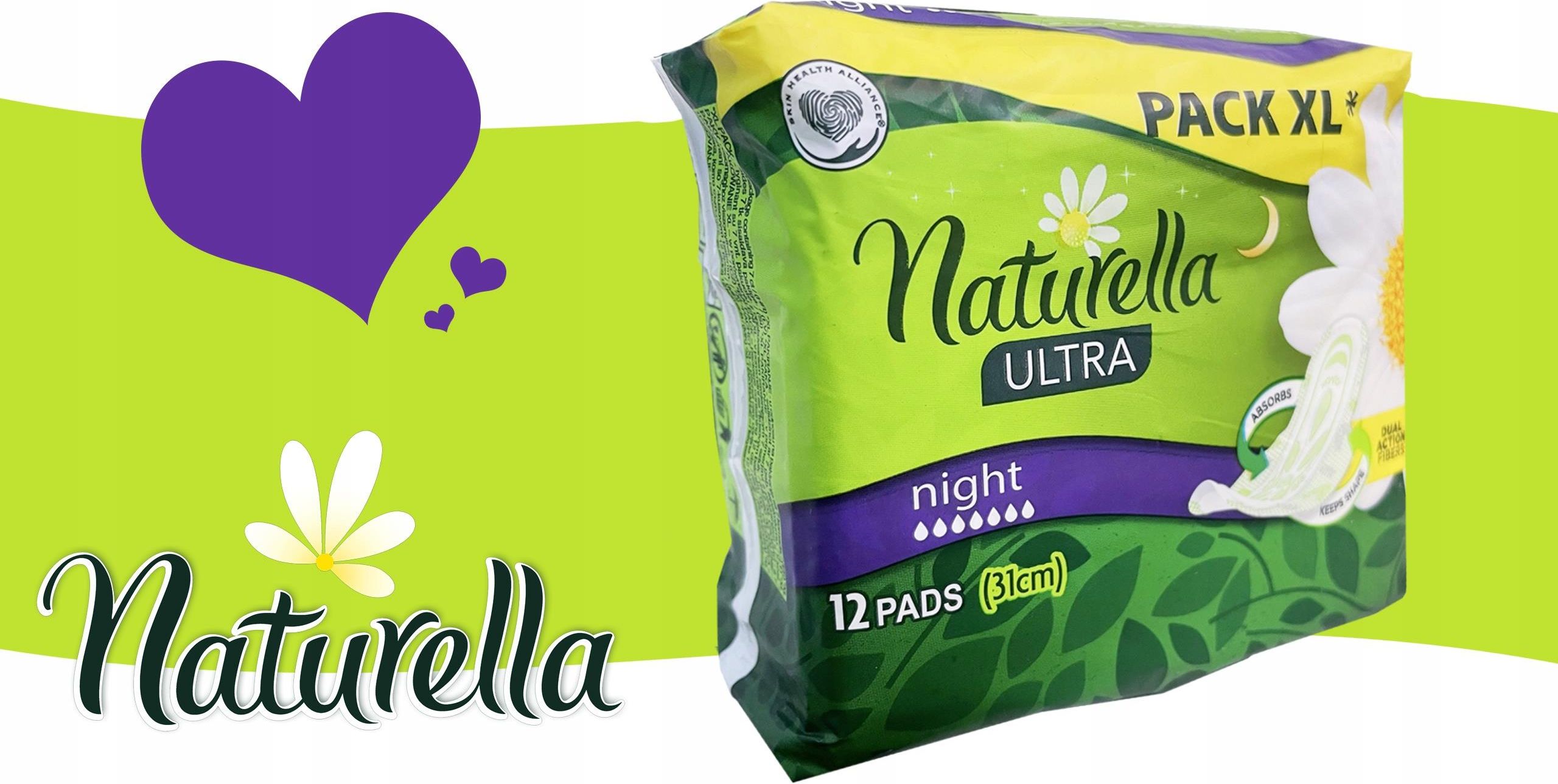 Naturella Ultra Night Podpaski Skrzydełkami 12 Szt. - Opinie i ceny na ...