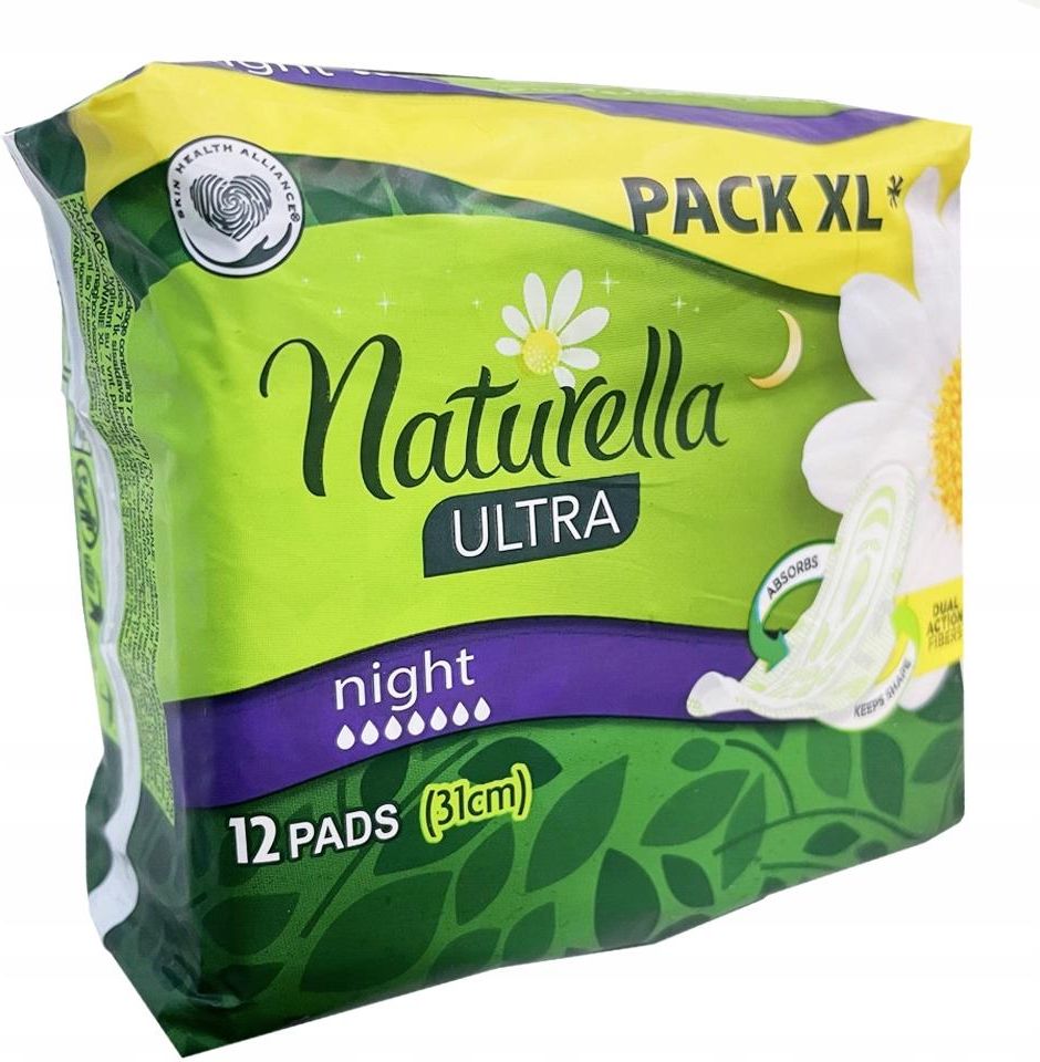 Naturella Ultra Night Podpaski Skrzydełkami 12 Szt. - Opinie i ceny na ...