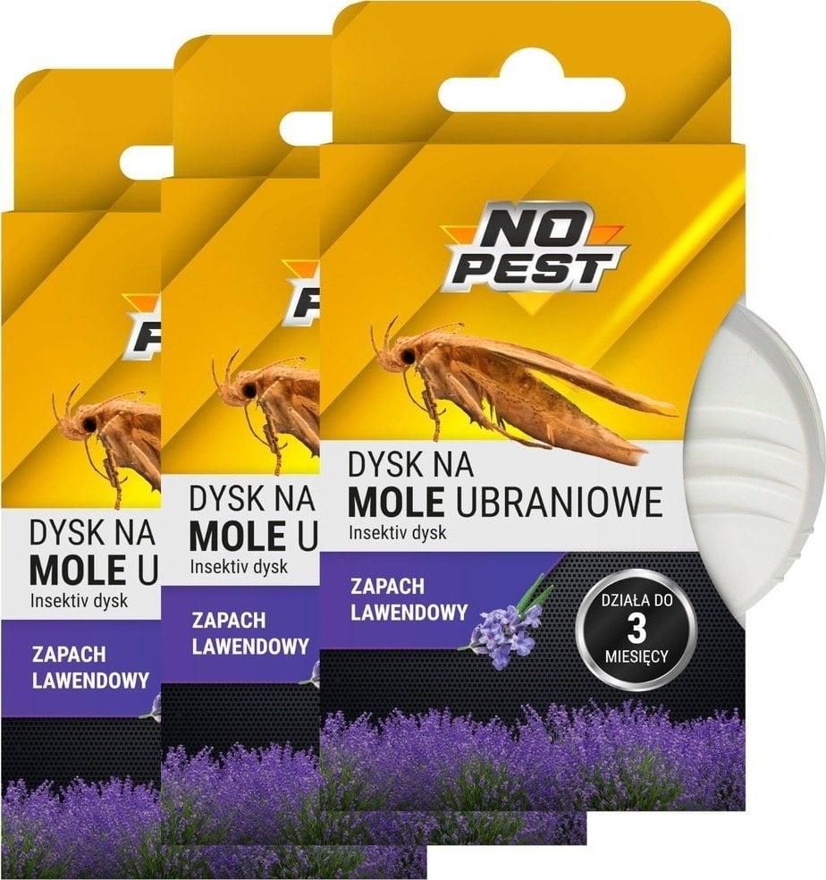 No Pest 3X Dysk No Pest Na Mole Ubraniowe O Zapachu Lawendy Środek Na ...