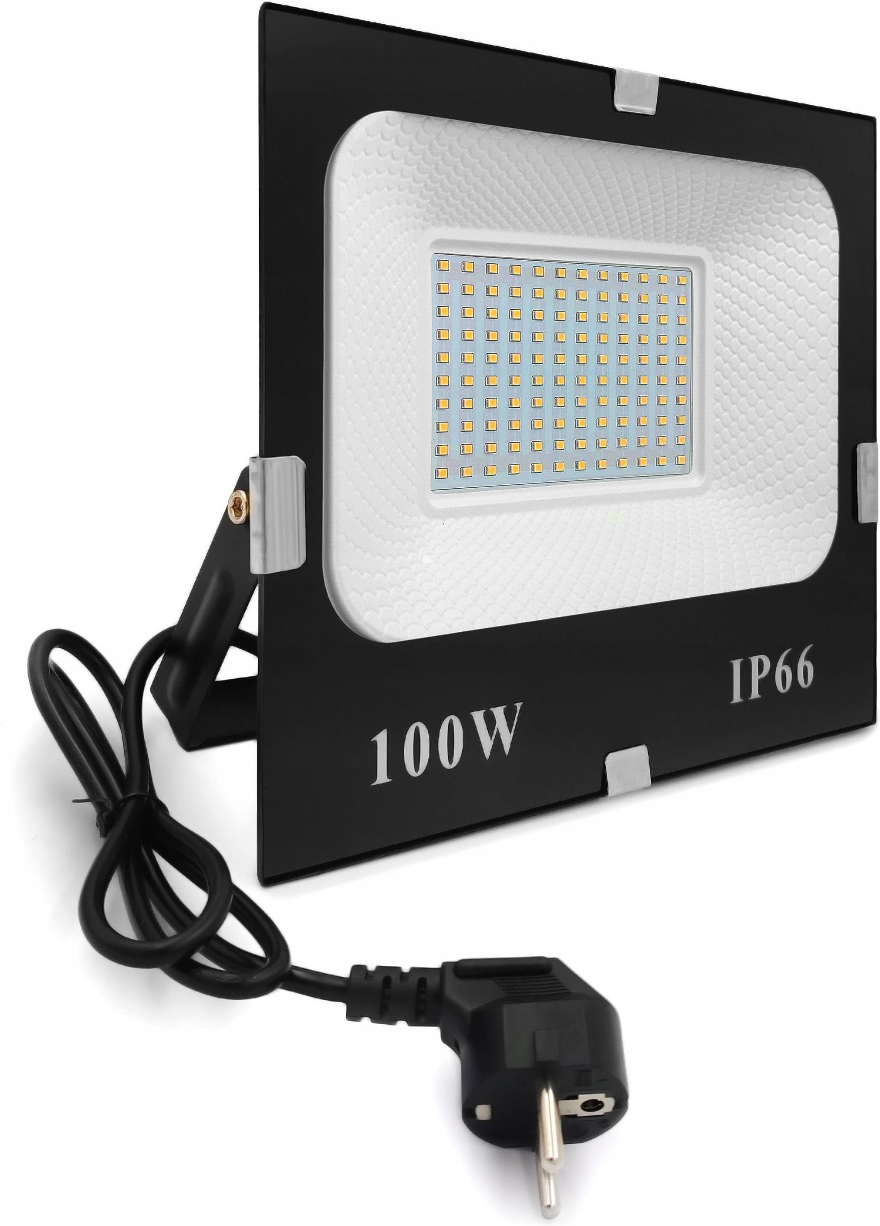 Halogen Naświetlacz Reflektor Led 100W Wtyczka - Ceny i opinie - Ceneo.pl