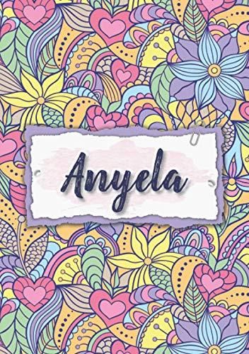 Anyela: Cuaderno A5 , Nombre personalizado Anyela , Regalo de ...