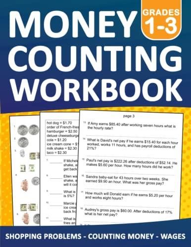 Counting Money Workbooks Grade 1-3 Shopping problems,Counting money ...