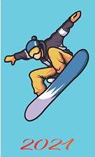 Calendario 2021 - motivo de snowboard: Calendario para el año 2021 ...