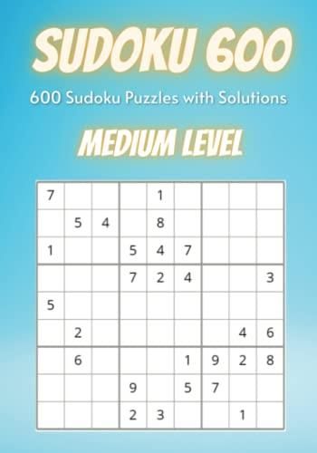 Sudoku 600: Medium Level Sudoku Puzzles - Literatura obcojęzyczna ...