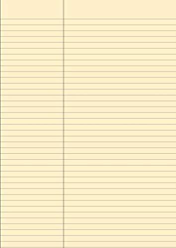 Legal Evidence Pad: A4 , 8mm Wide Ruled Notebook Writing Pad for Legal ...